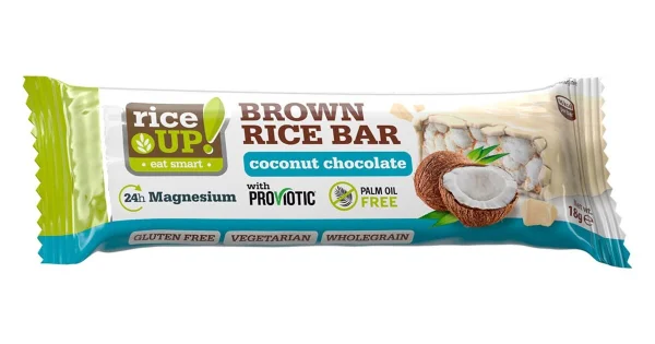 Rice Up! Brown Rice Bar Coconut Chocolate 18g