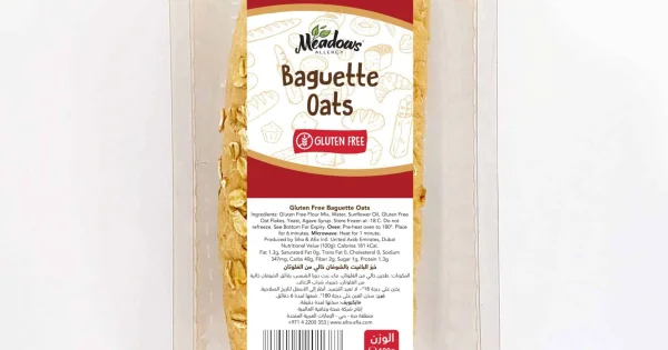Meadows Oats Baguette Gluten Free, 100g