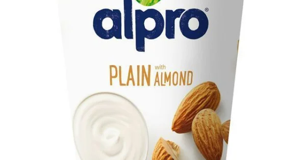 Alpro Plant Based Alternate Yogurt Almond 500g, Pack Of 8