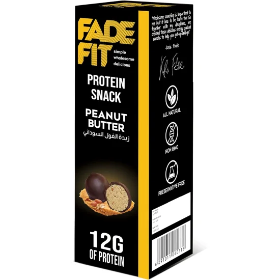 Fade Fit Peanut Butter Protein Snacks 60g, Pack Of 6