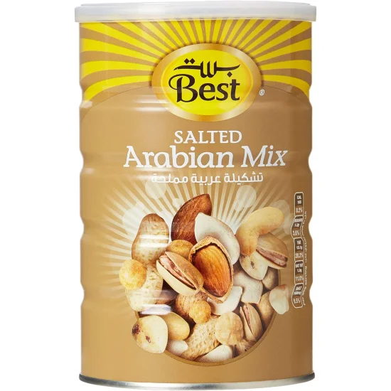 Best Salted Arabian Mix Can 350g, Pack Of 12