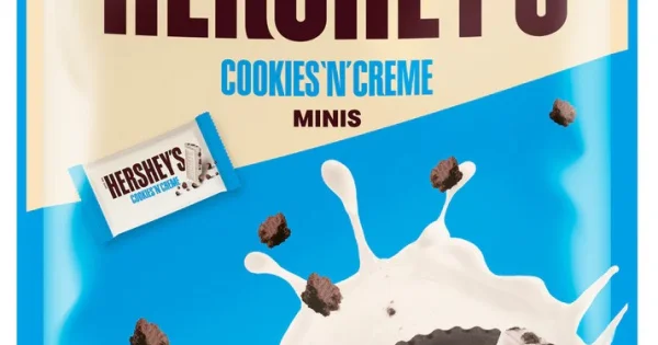 Hershey's Cookies 'n' Crème Minis Pouch 150g, Pack Of 6