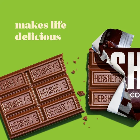 Hershey's Milk Chocolate Bar 40g, Pack Of 20