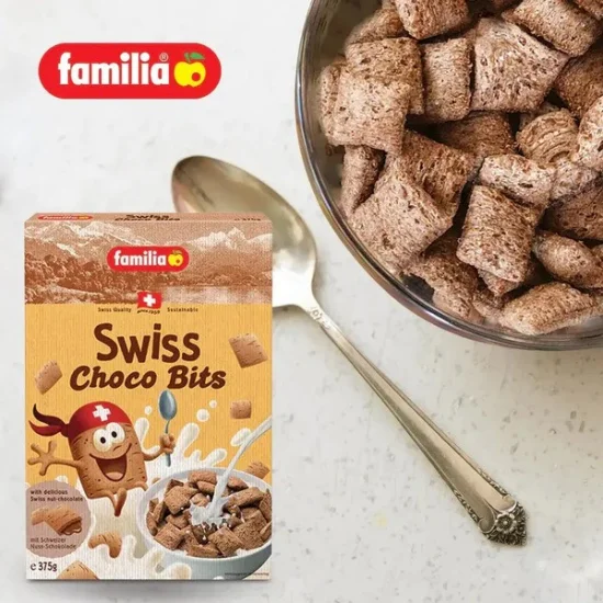 Familia Swiss Choco Bits Cereal 375g, Pack Of 6