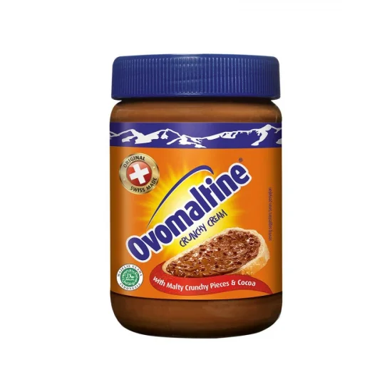 Ovomaltine Swiss Chocolate Spread with Malty Crunchy Pieces & Cocoa, 33 ...