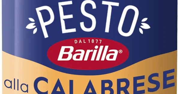 Barilla Pesto Calabrese Pasta Sauce With Chilli Peppers And Italian ...