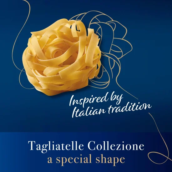 Barilla Collezione Pasta Tagliatelle Semola 500g, Pack Of 6