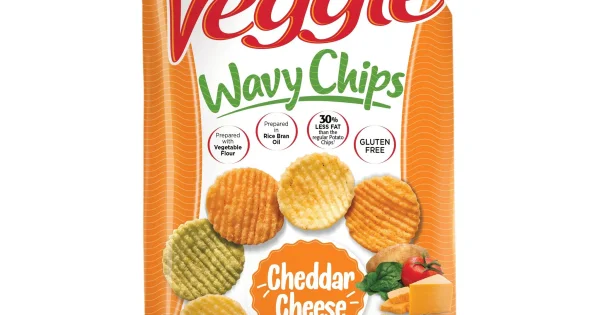 Sensible Portions Wavy Chips Cheddar Cheese 120g