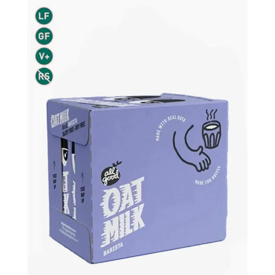 All Good Barista Oat Milk 1Litre 6 Pack