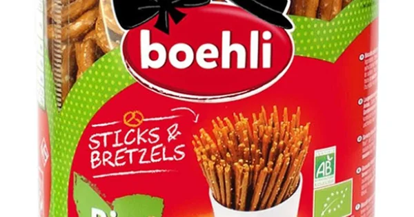 Boehli Organic Sticks and Pretzels 300g, Pack Of 6