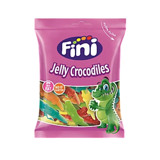 Fini Jelly Crocodiles Candy 90g, Pack Of 6