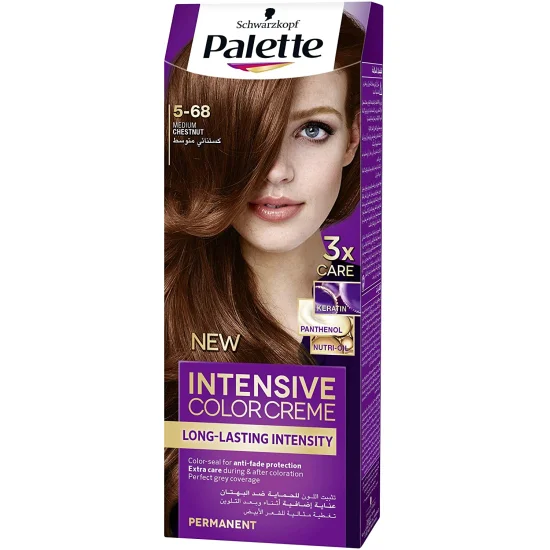 Palette Intensive Color Creme 5-68 Middle Chestnut, Pack Of 10