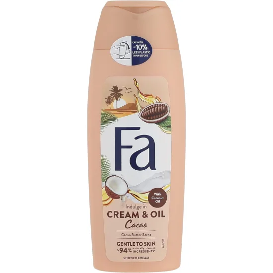 Fa Shower Cream Cocoa Butter & Oil 250 ml, Pack Of 12