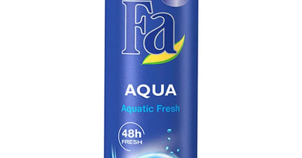 Fa Aqua Deodorant Spray Aquatic Fresh 200 ml, Pack Of 12