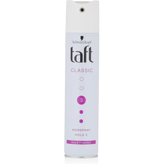 Taft Classic Hair Spray Extra Strong 250 ml, Pack Of 10