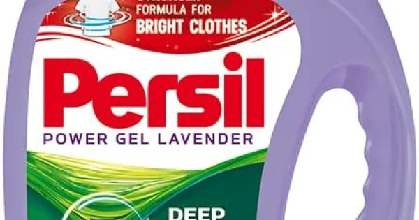 Persil Power Gel Liquid Laundry Detergent Lavender 3 Ltr, Pack Of 6