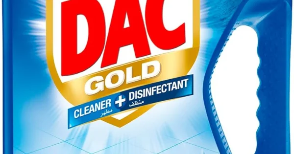 Dac Gold Cleaner + Disinfectant Ocean Breeze 3 Ltr, Pack Of 6