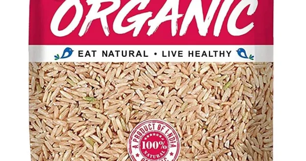 Natureland Organics Premium Healthy Brown Rice 1kg, Pack Of 6