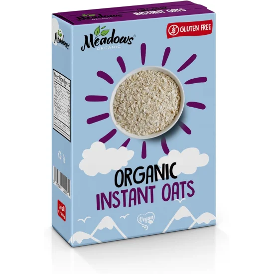 Meadows Organic Instant Oats 400g, Pack Of 6