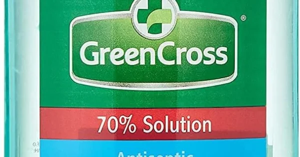 Green Cross Ethyl Alcohol 70% Solution 500ml, Pack Of 24