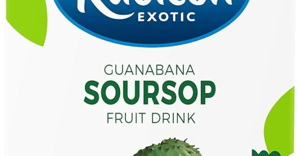 Rubicon Guanabana Soursop Fruit Drink No Added Sugar 1Litre, Pack Of 12