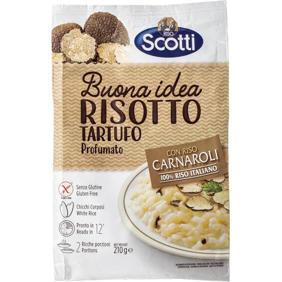 Riso Scotti Rice Rissoto With Dried Truffles 210g, Pack Of 10