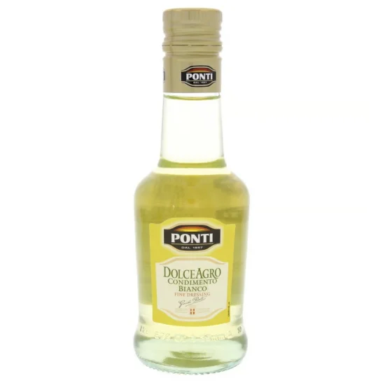 Ponti Balsamic White Dressing 250 ml, Pack Of 12