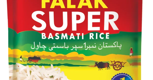 Falak Super Basmati Rice 5kg, Pack Of 4