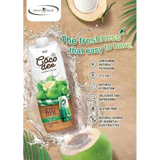 Coco Dee Salam Coconut Water 1 ltr, Pack Of 12