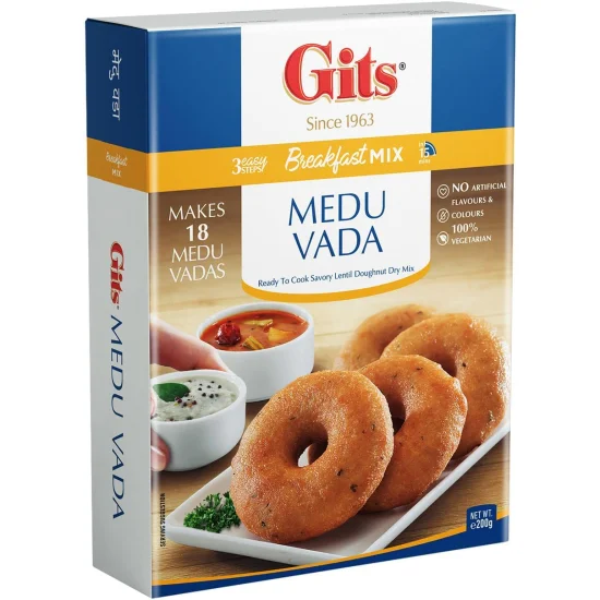 Gits Medu Vada Mix 200g, Pack Of 20