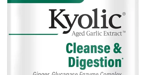 Kyolic Formula 102 Candida Cleanse & Digestion 100 Vegetarian Capsules