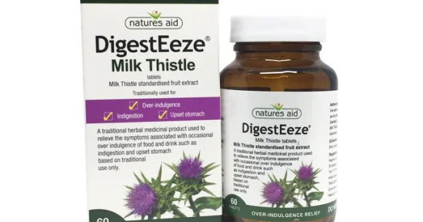 Natures Aid Digesteeze Milk Thistle 60 Tablets