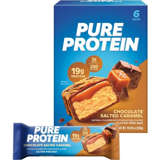 Pure Protein Chocolate Salted Caramel 50g Box Of 6pcs
