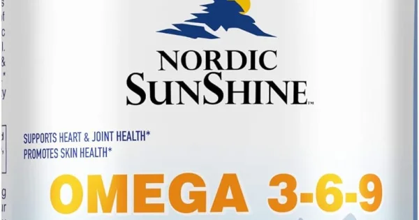 Nordic Sunshine Fish Flax & Borage 3-6-9 With Primrose Oil 100 Softgels