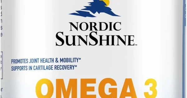 Nordic Sunshine Omega 3 Joint Health With Glucosamine & Chondroitin 100 ...