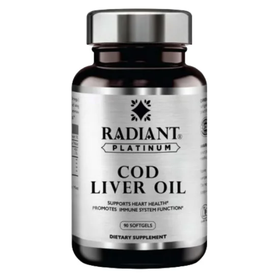 Radiant Platinum Cod Liver Oil 90 Softgels