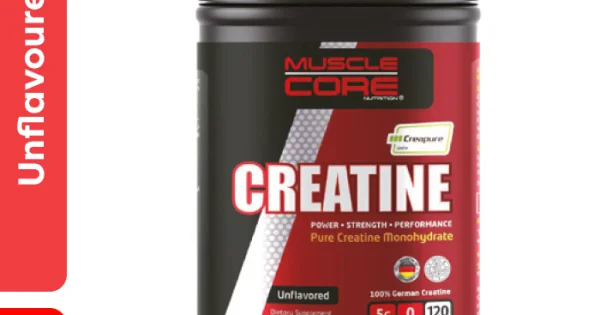 Muscle Core Creatine (Creapure) Unflavored 600g 120 Servings