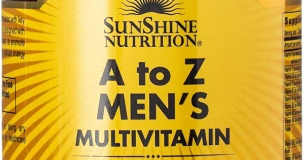 Sunshine Nutrition A TO Z Men's Multivitamin 100 Tablets