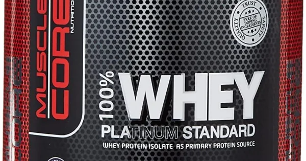 Muscle Core 100% Whey Platinum Standard 2lb Strawberry